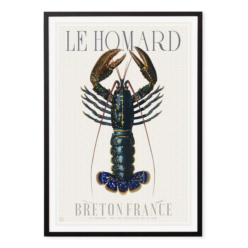 Le Homard France vintage retro poster | Places We Luv