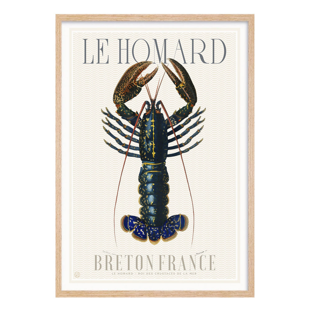 Le Homard France vintage retro poster | Places We Luv