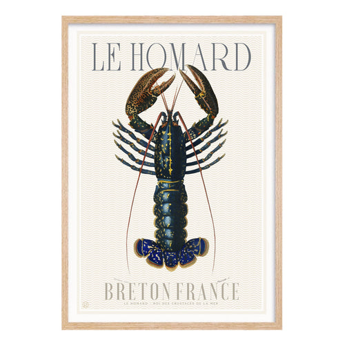 Le Homard France vintage retro poster | Places We Luv